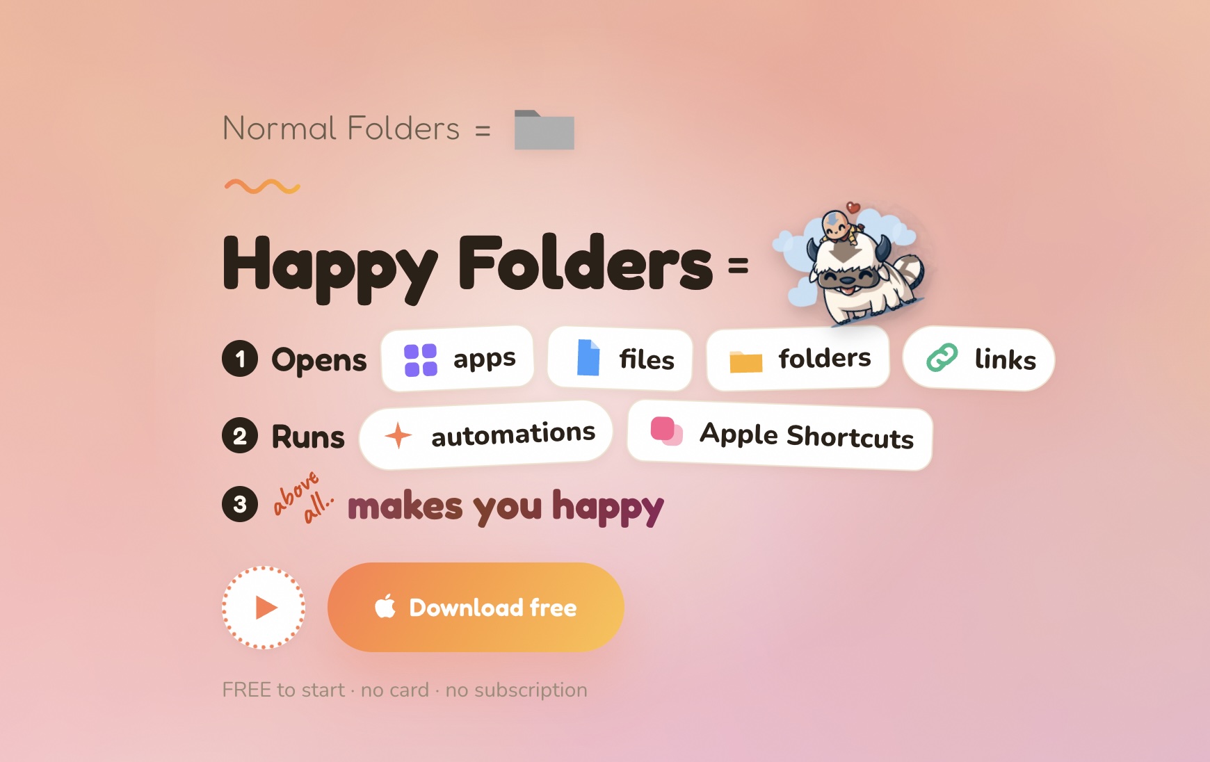 Mac Desktop Organizer App: Happy Folders